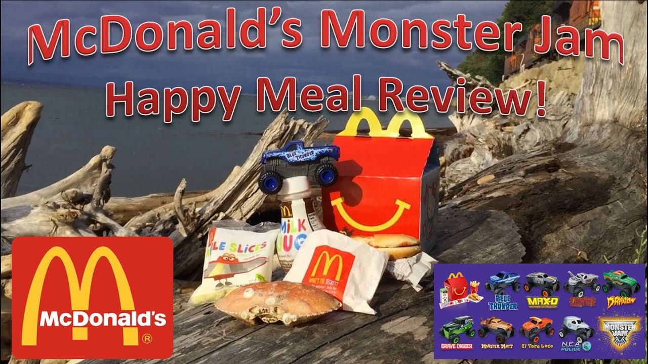 McDonald's Monster Jam Happy Meal Review - YouTube
