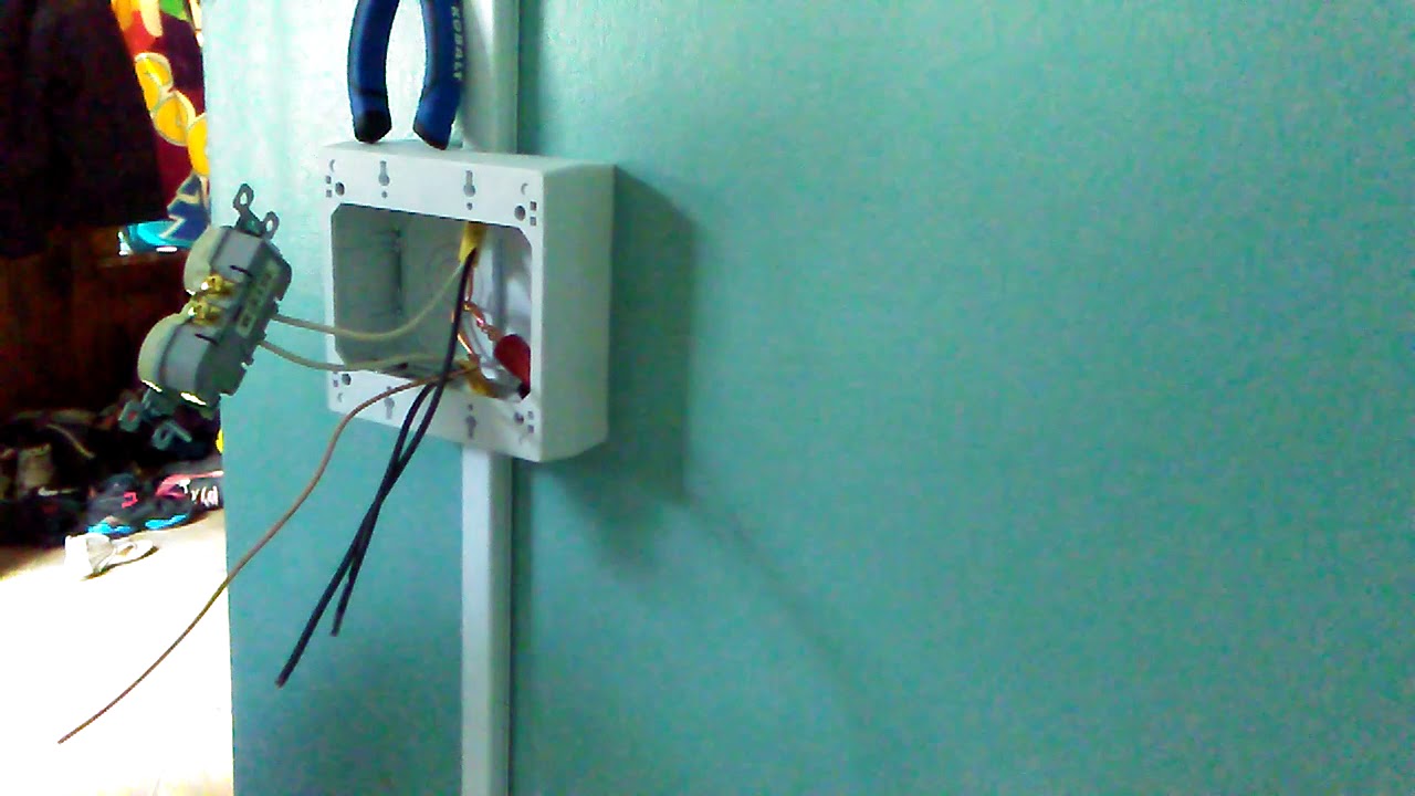 I show and tell how to install wire mold(consult codes before working ...