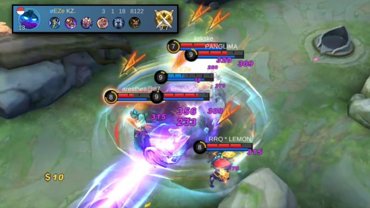 ATLAS VS 5 MAGE | MOBILE LEGENDS - YouTube