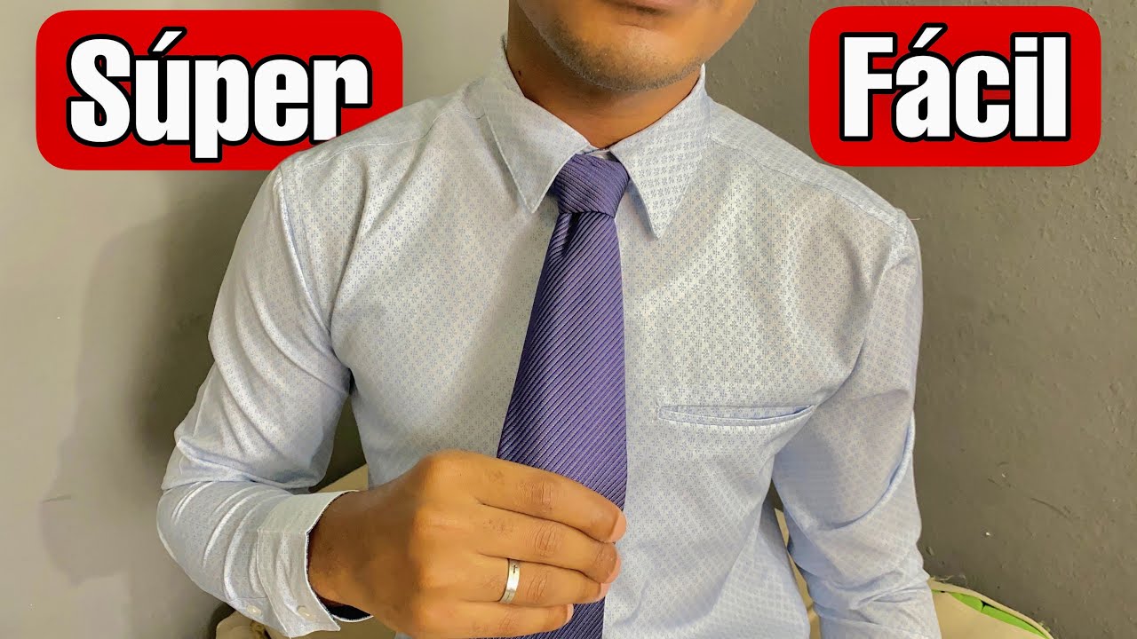 Como atar una corbata FÁCIL Y RÁPIDO! 🙌🏽👔 - YouTube