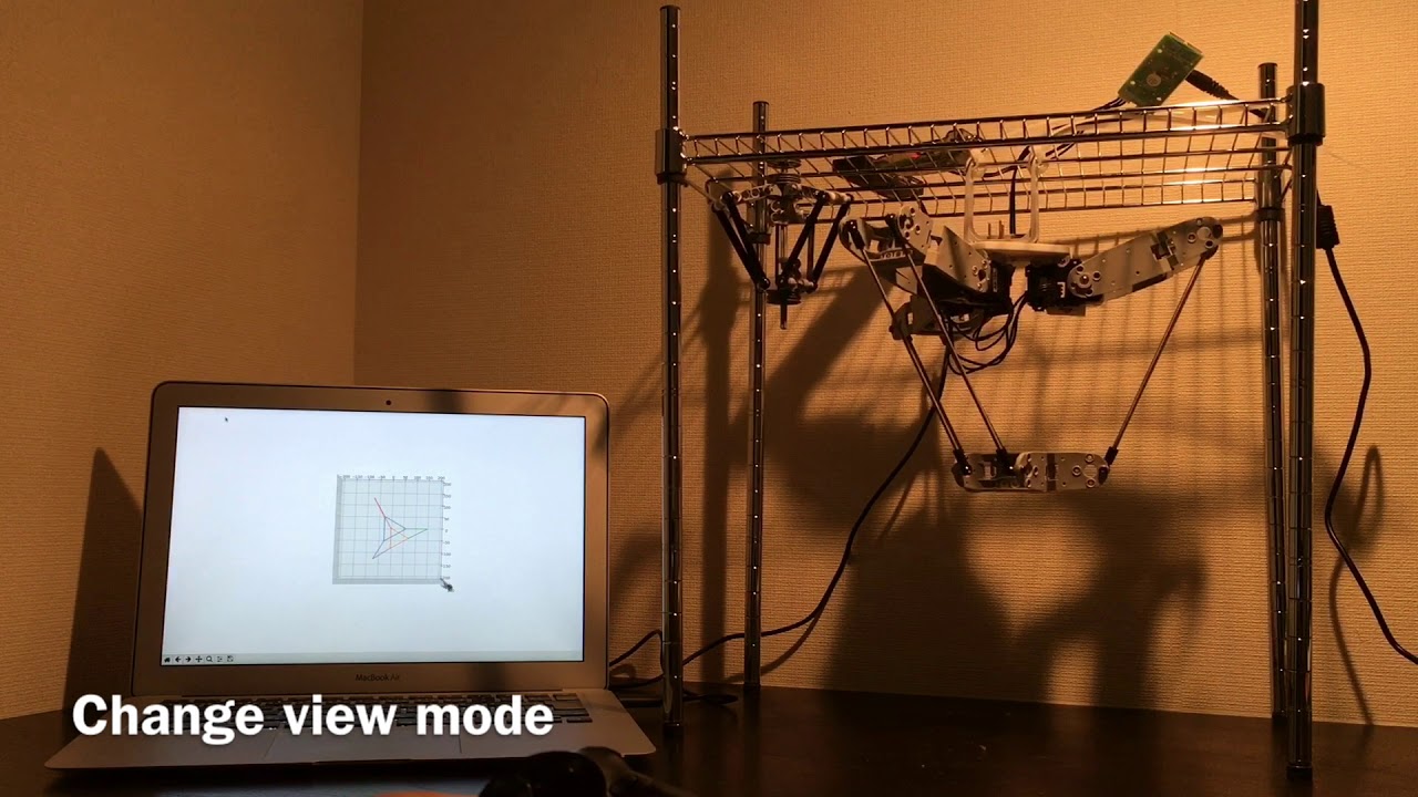 DELTA ROBOT (control with ps4 controller) - YouTube