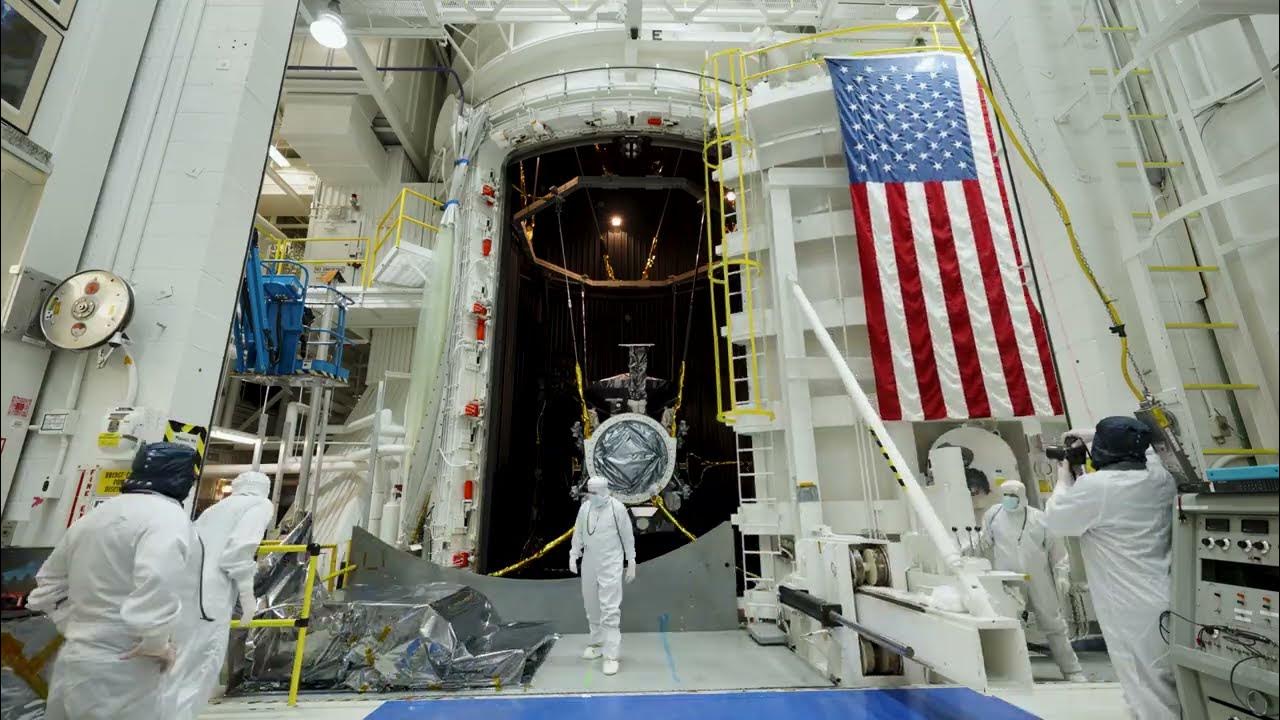 Europa Clipper Moves Into JPL’s Space Simulator - YouTube