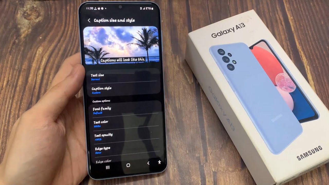 Samsung Galaxy A13 How To Change Caption Subtitle Text Color Or samsung-galaxy-a13-how-to-change-caption-subtitle-text-color-or