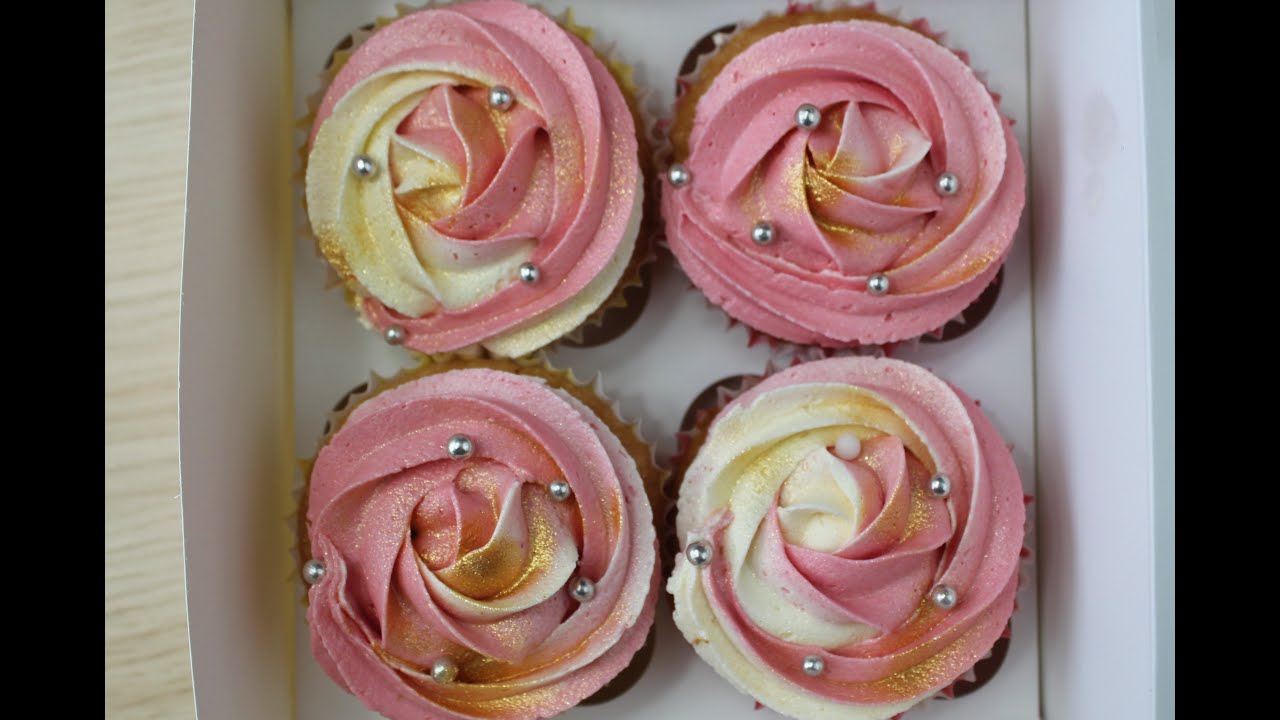 How to make home made easy cup cake and icing - YouTube