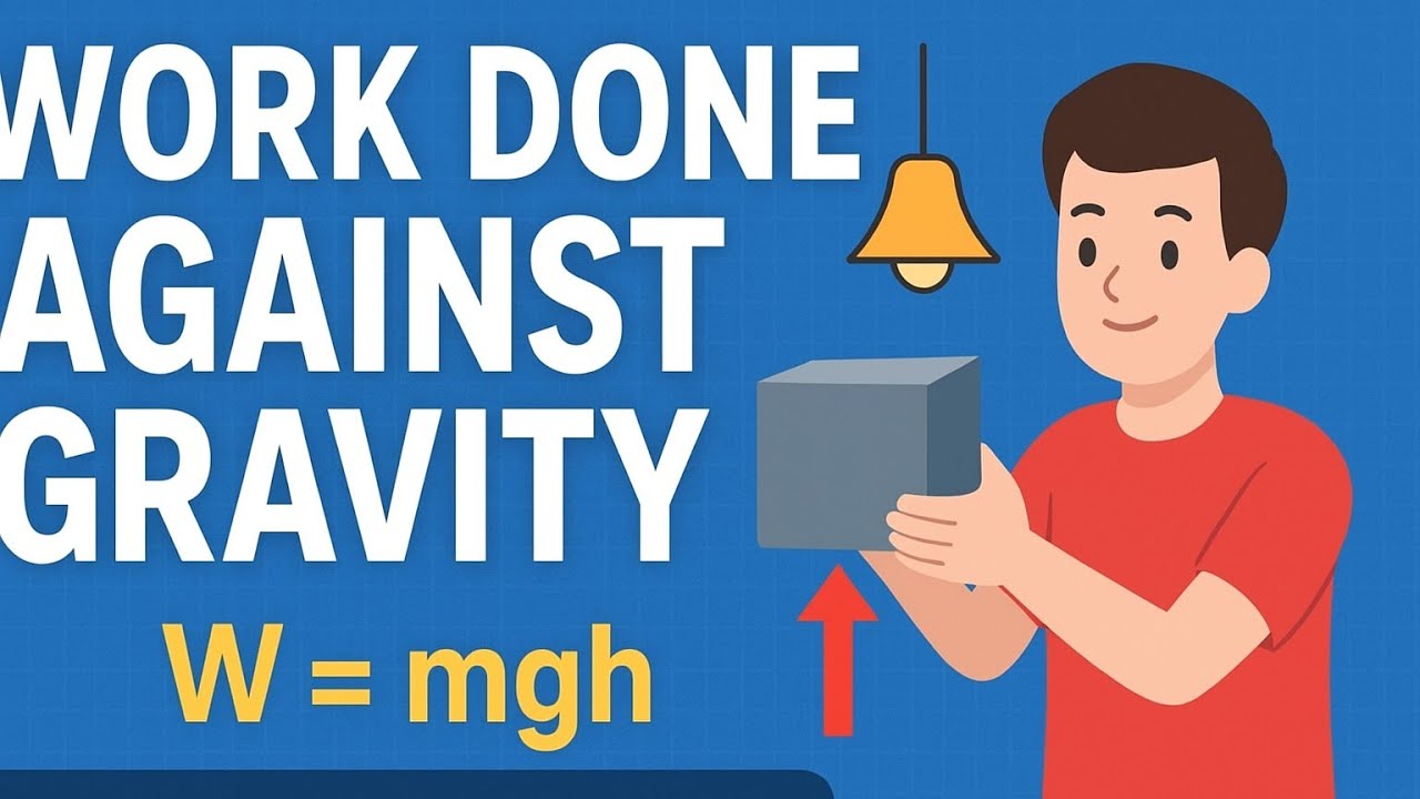 Work Done Against Gravity | Class 9 Work and Energy Chapter | Lecture 2 ...
