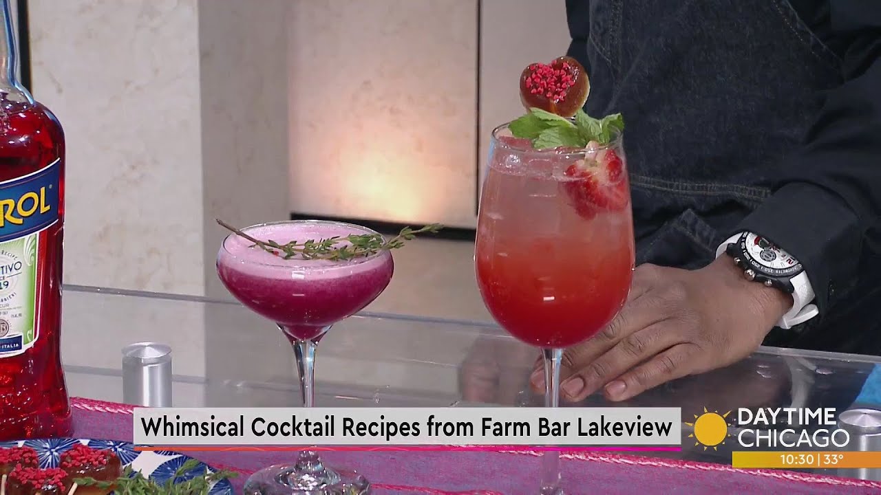 Whimsical Cocktail Recipes from Farm Bar Lakeview - YouTube