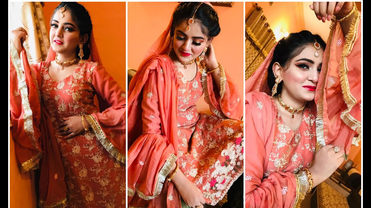 Soft Engagement and Nikah makeup for beginners - YouTube