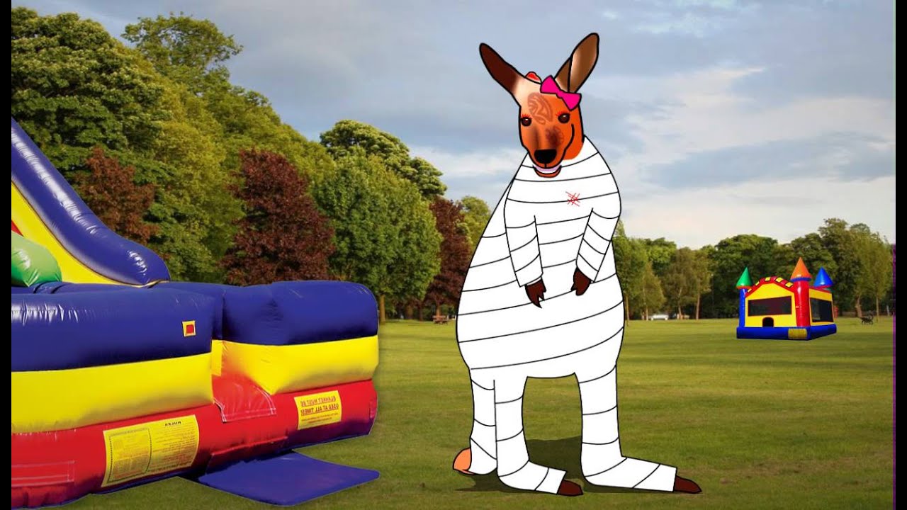 Keep your Children Safe inside of the Bounce House - Clumsy Kanga - YouTube