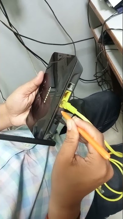 how to reset Netgear router - YouTube