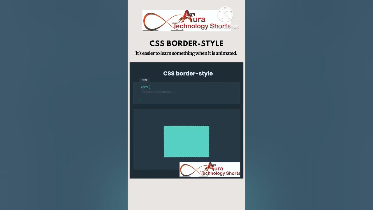 Border Style Property In Css Shorts Viralshort Cssborderproperties Borderproperties
