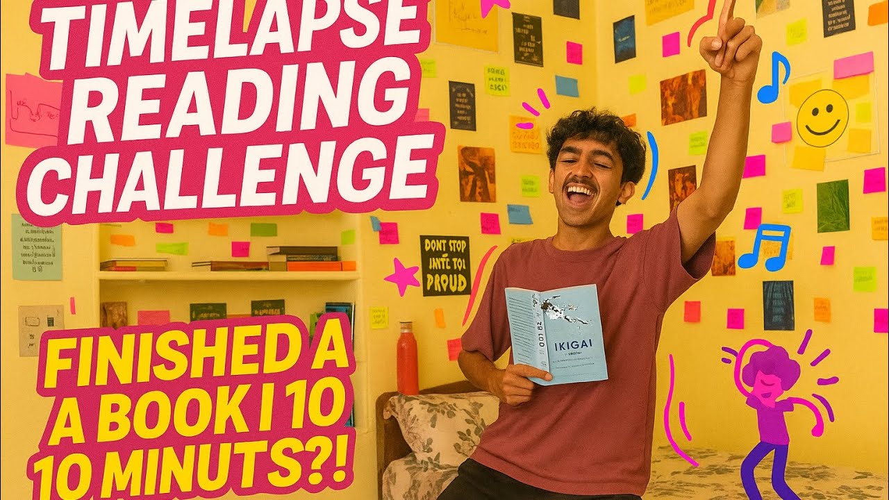 Using Timelapse Feature & Read a Whole Book in 10 Mins, Timepass Style ...