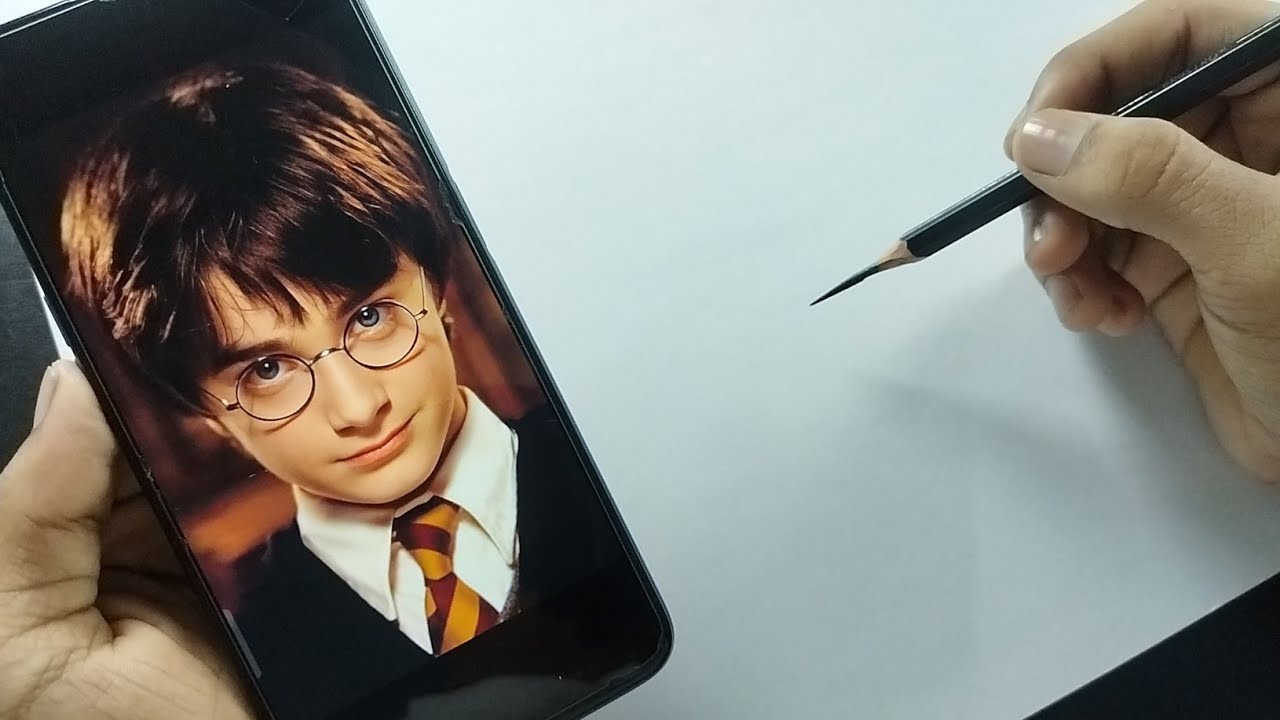 Drawing Harry Potter | Outline , Tutorial - YouTube