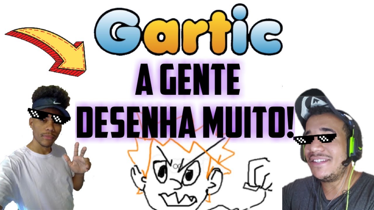 A GENTE DESENHA MUITO // Como Desenhar no Gartic (ft. Robson Mello ...