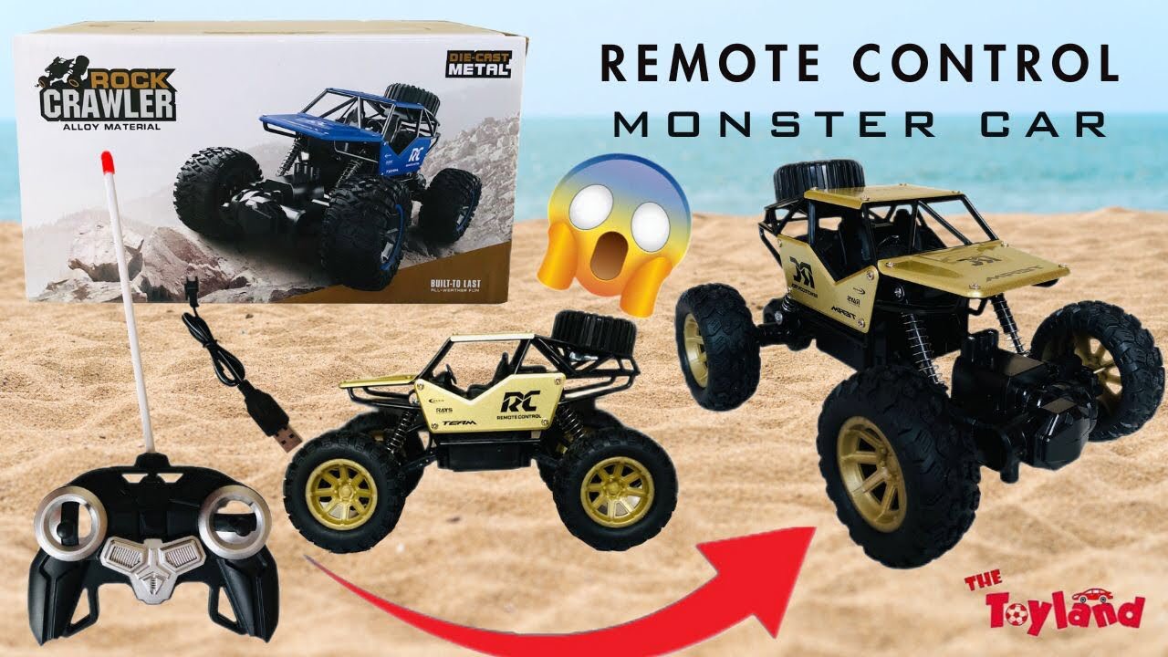 Remote Control Monster Car Unboxing & Testing | RC Rock Crawler | 4x4 ...