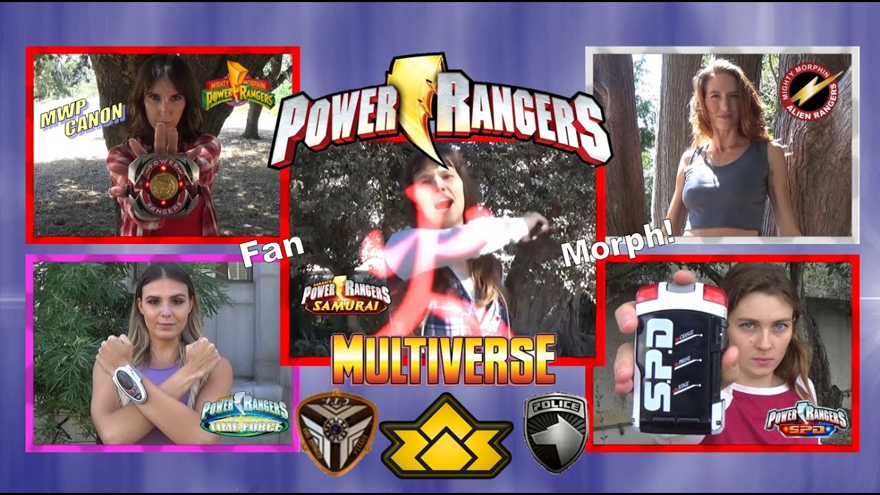 Female Ranger Leaders Team Up (MMPR, Alien Rangers, Power Rangers Time ...