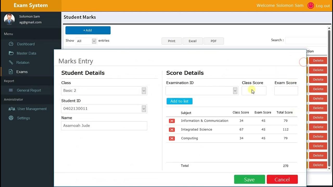 How to create a student terminal report system in MS Access. - YouTube