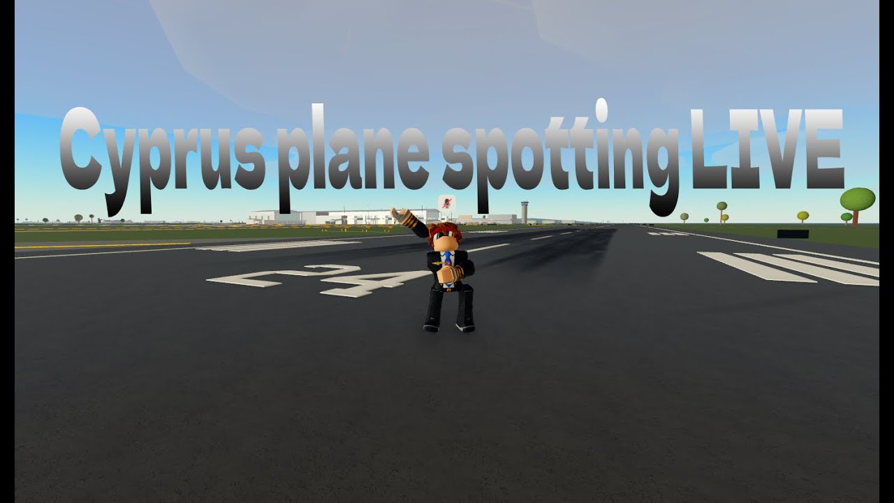 LIVE plane spotting cyprus Roblox (PTFS) - YouTube