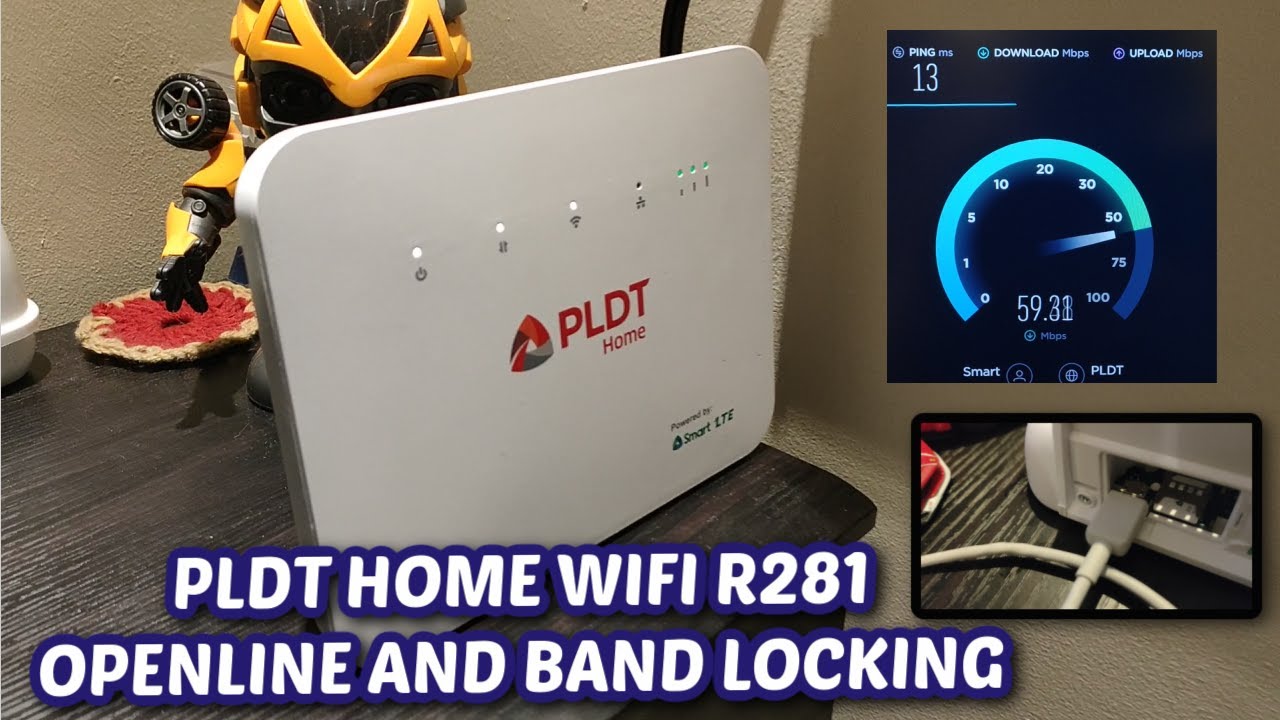 PLDT Home Wifi R281 Openline and Band Locking - YouTube