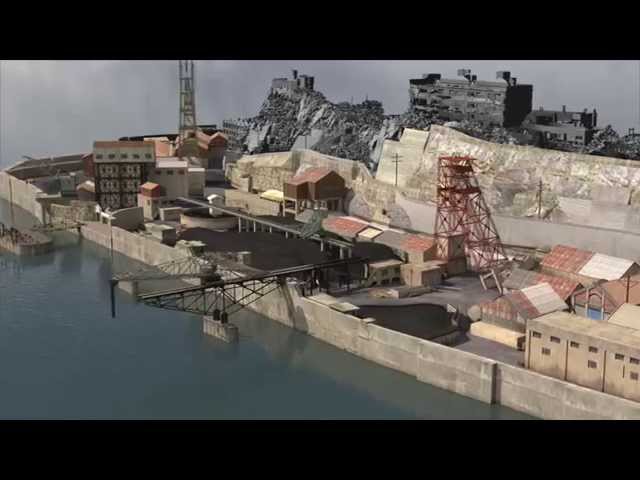 Hashima Mine Entrance