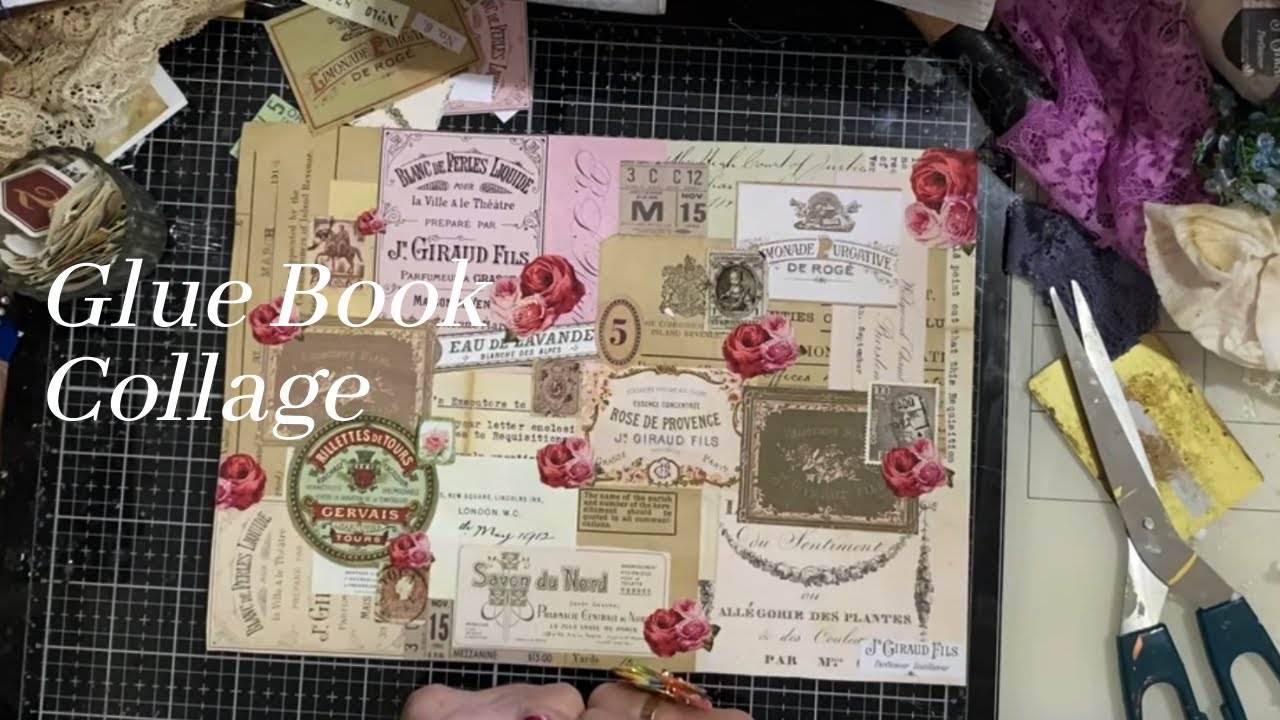Glue book Collage - YouTube