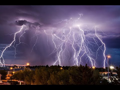Doğada En Güçlü Yıldırım Çarpmaları / The Most Powerful Lightning Strike in Nature  1080P60