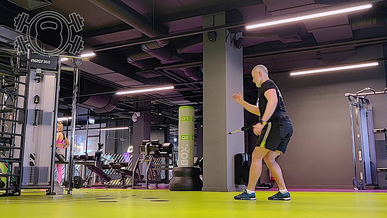 Cable Hamstring Walk Outs - YouTube