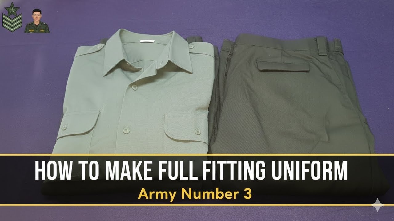 How to Get a Perfect Fit: Army Number 3 Uniform Tailoring Guide - YouTube