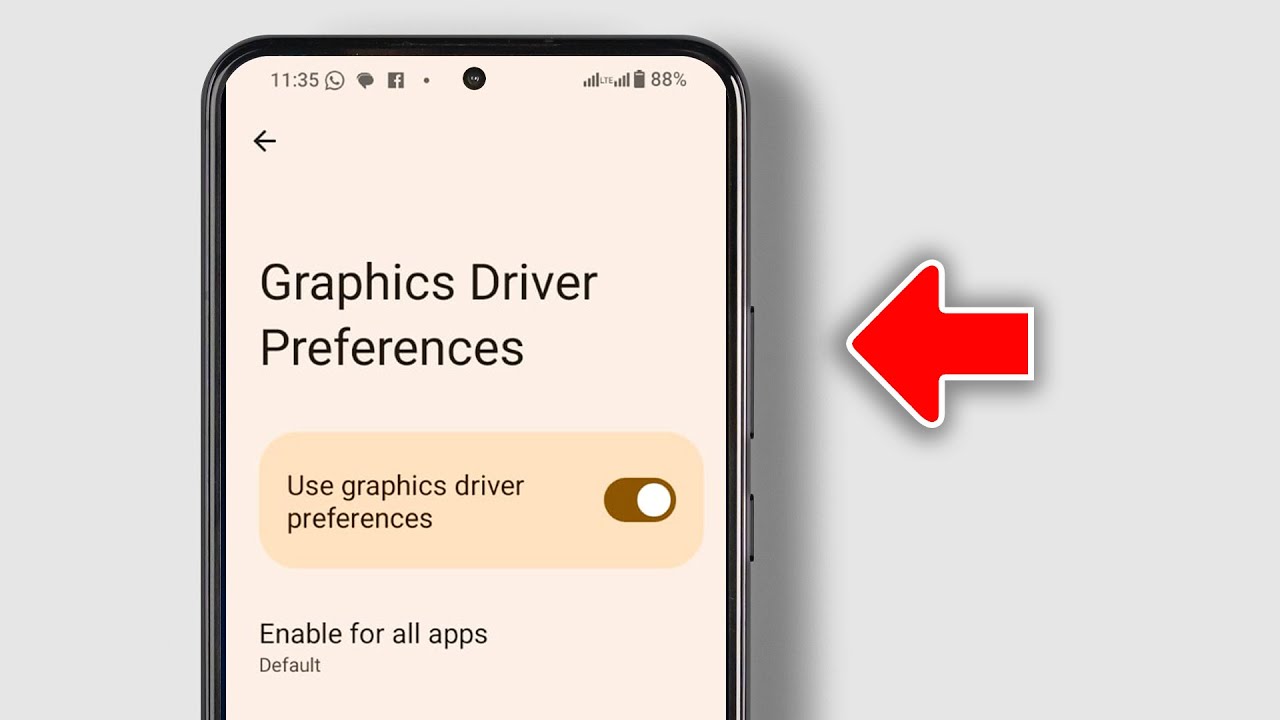 How to Set Graphics Driver Preferences in Android - YouTube