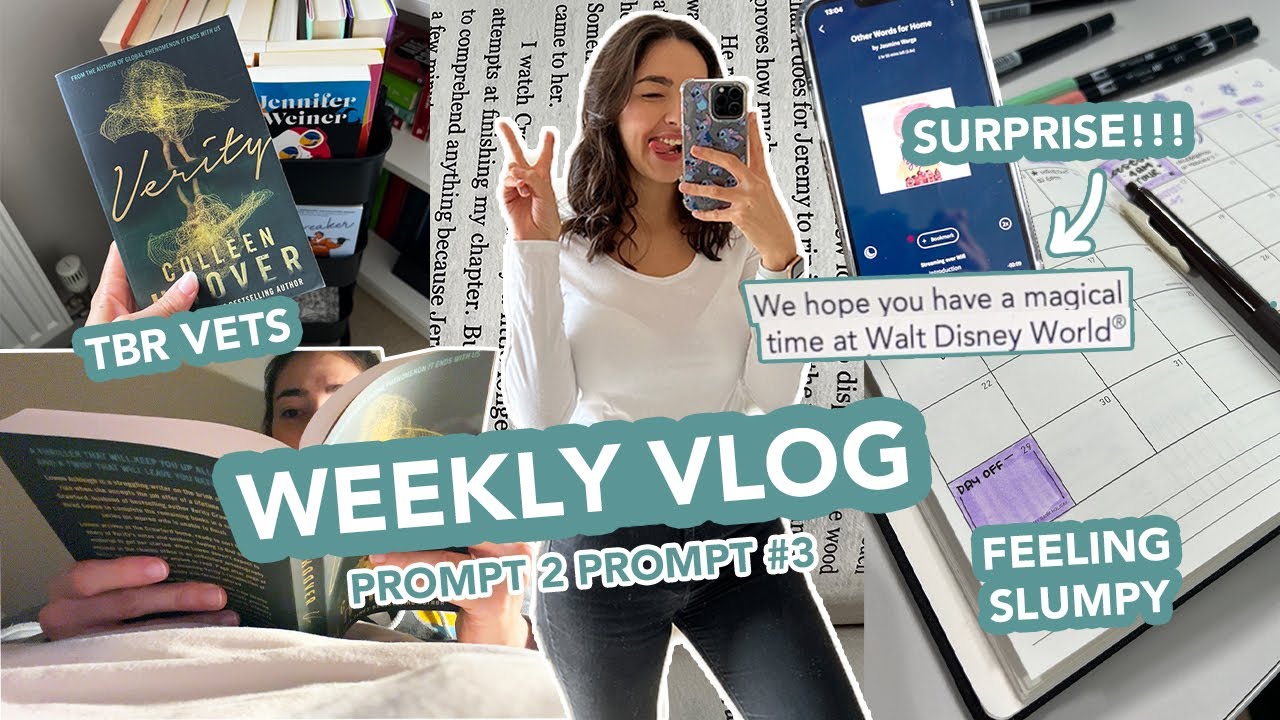 WEEKLY READING VLOG // Prompt 2 Prompt #3 - YouTube