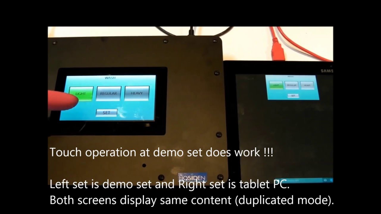 Capacitive touchscreen with glove worn finger - Tablet PC - YouTube
