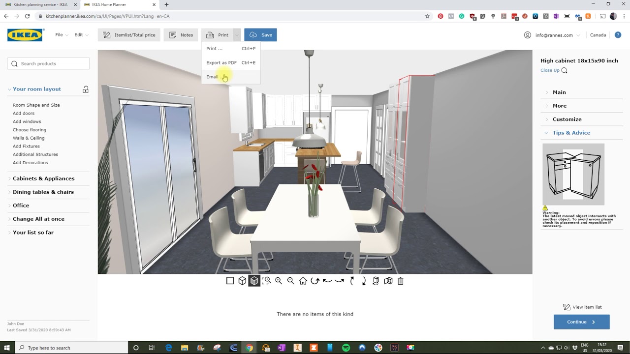 How to share your Ikea layout plan. - YouTube