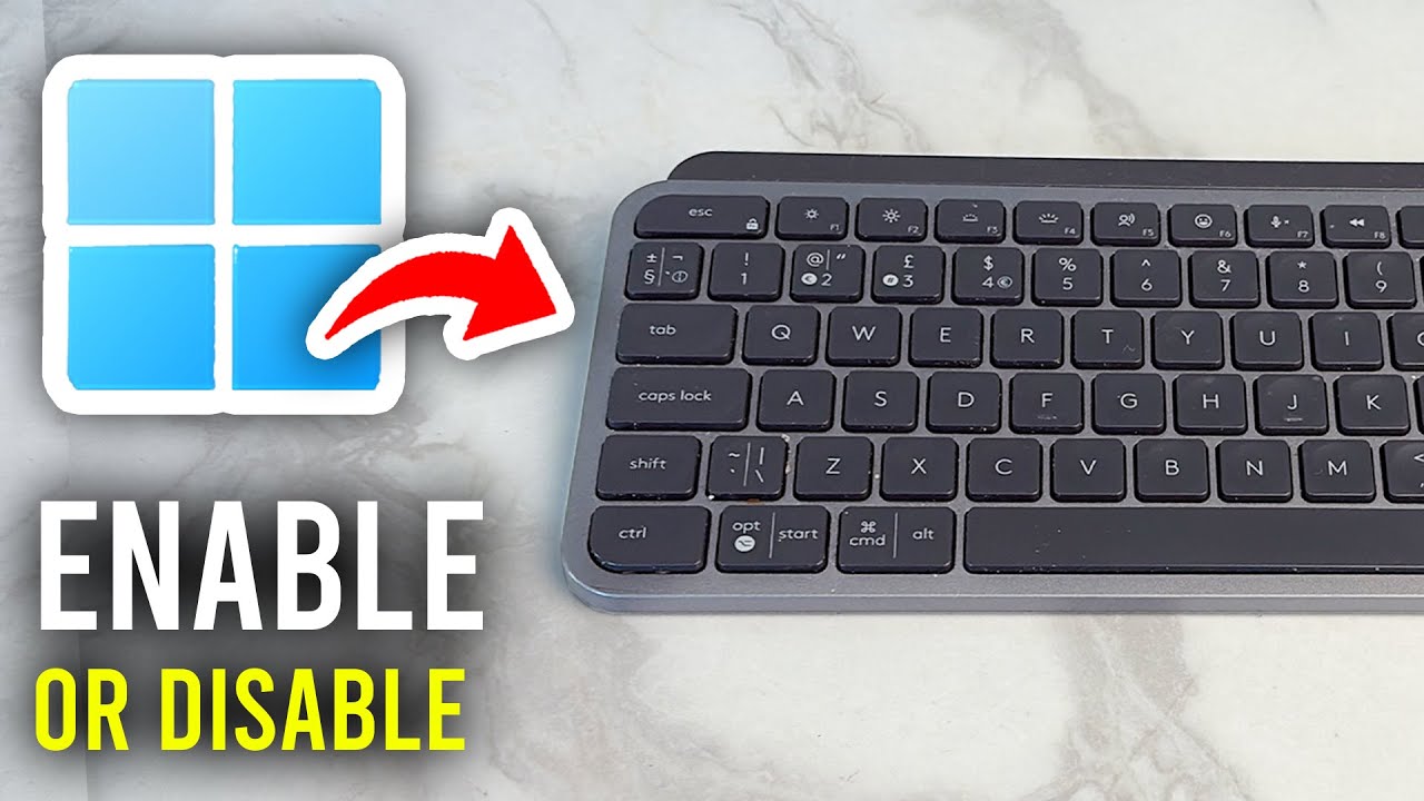 How To Enable and Disable Win Lock - Step By Step - YouTube