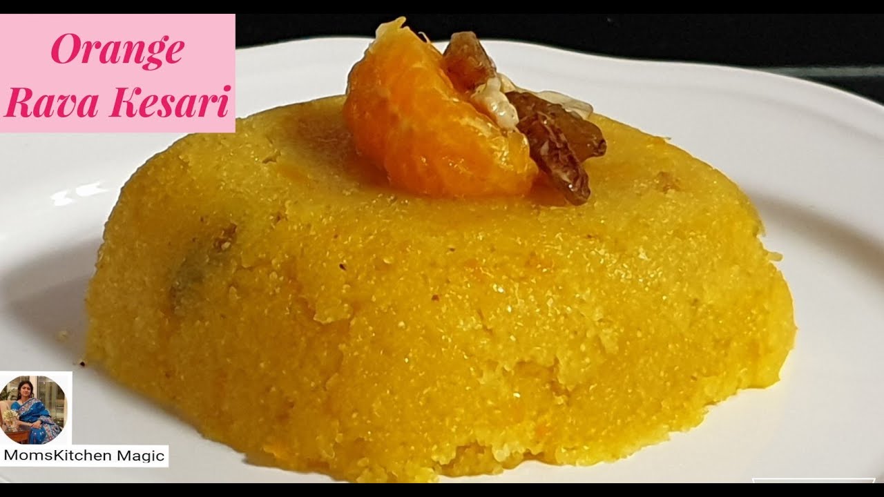 Orange Rava Kesari | Orange Sooji ka Halwa| How to make Orange Rava ...