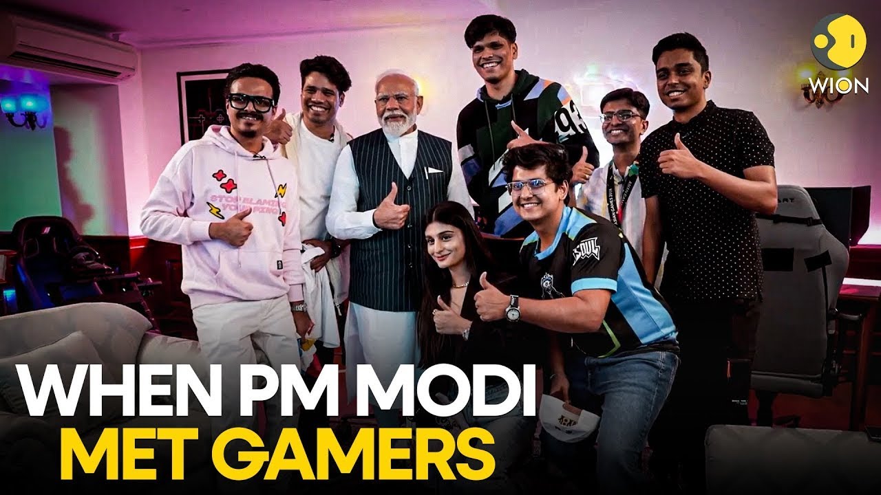PM MODI LIVE: India's top gamers meet PM Modi | Game On ft. NaMo | WION ...