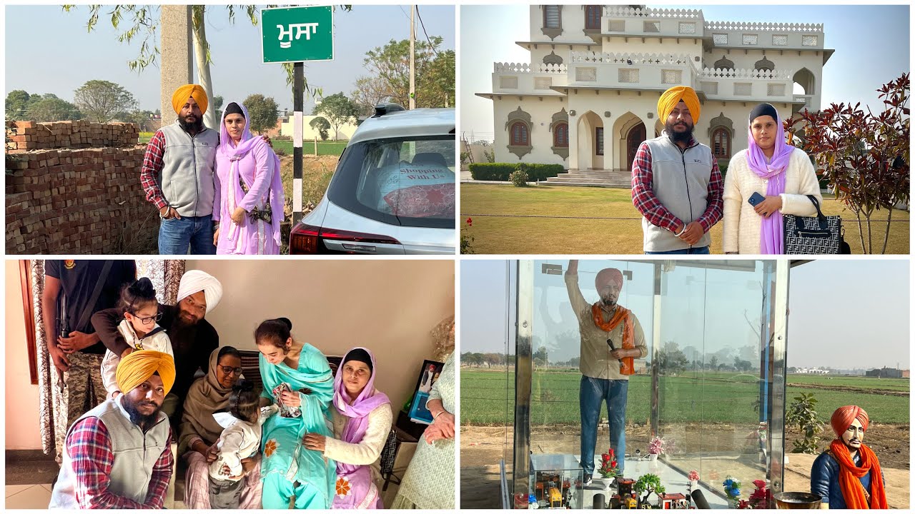 Sidhu Moosewala Haveli || Pind Moosa🚩|| Father Balkaur singh,Mother ...