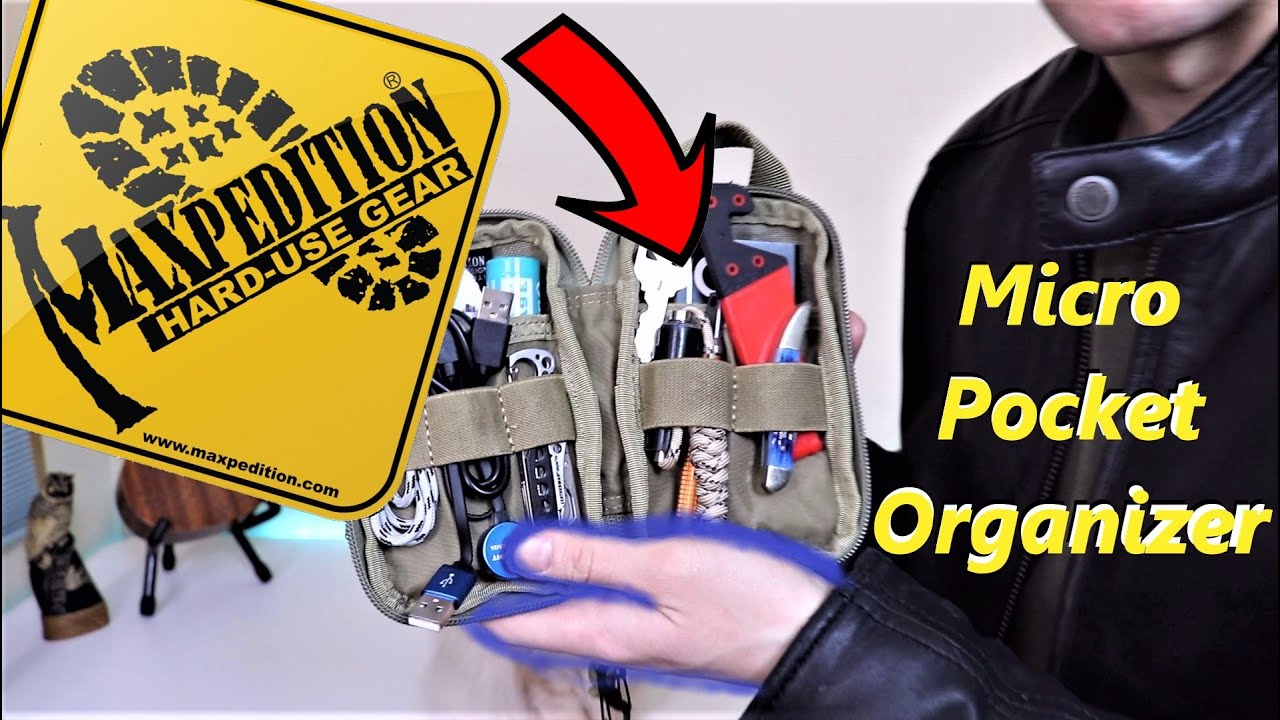 Every Day Carry kit: Maxpedition Micro Pocket Organizer - YouTube