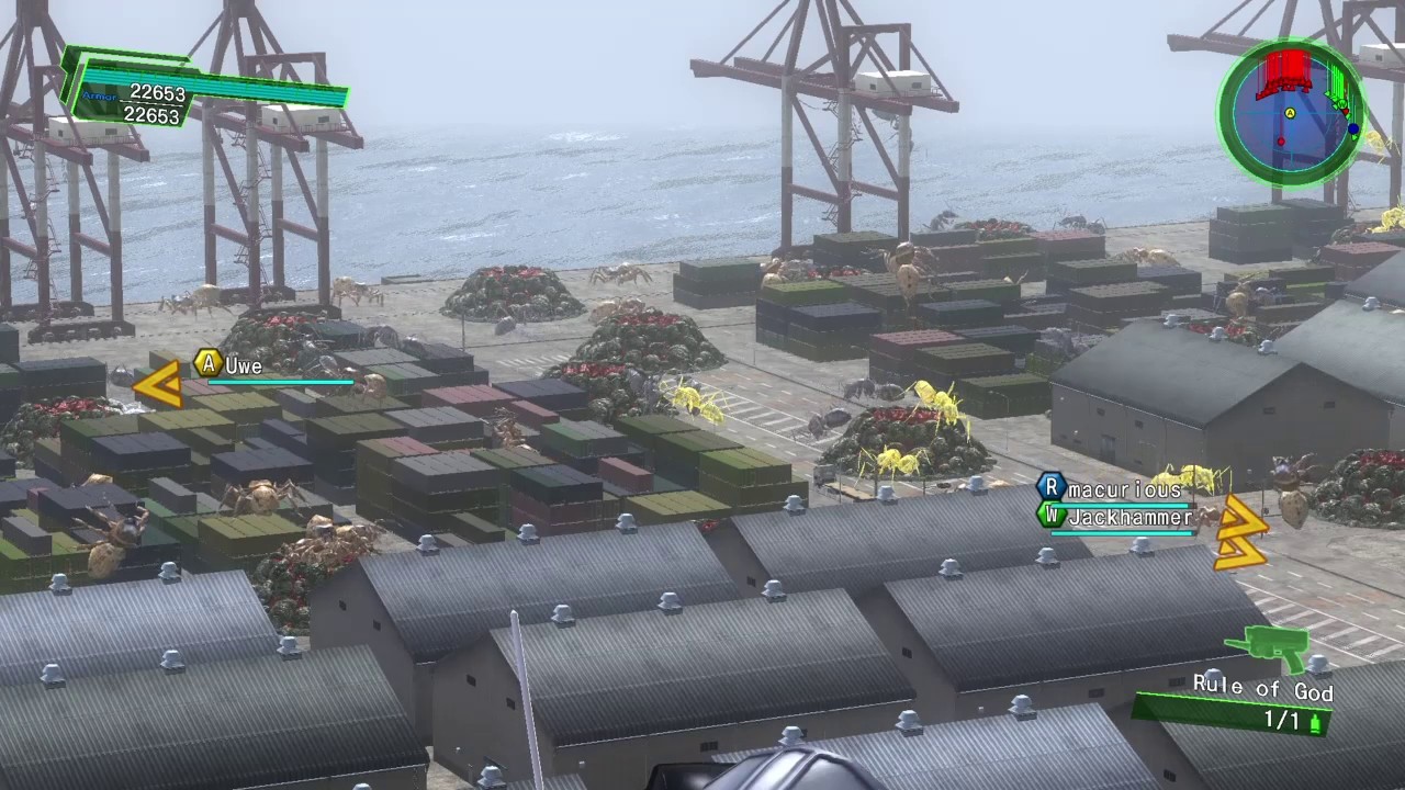 EDF Earth Defense Force 4.1 Online Mission 41 High Density - Ruled by ...