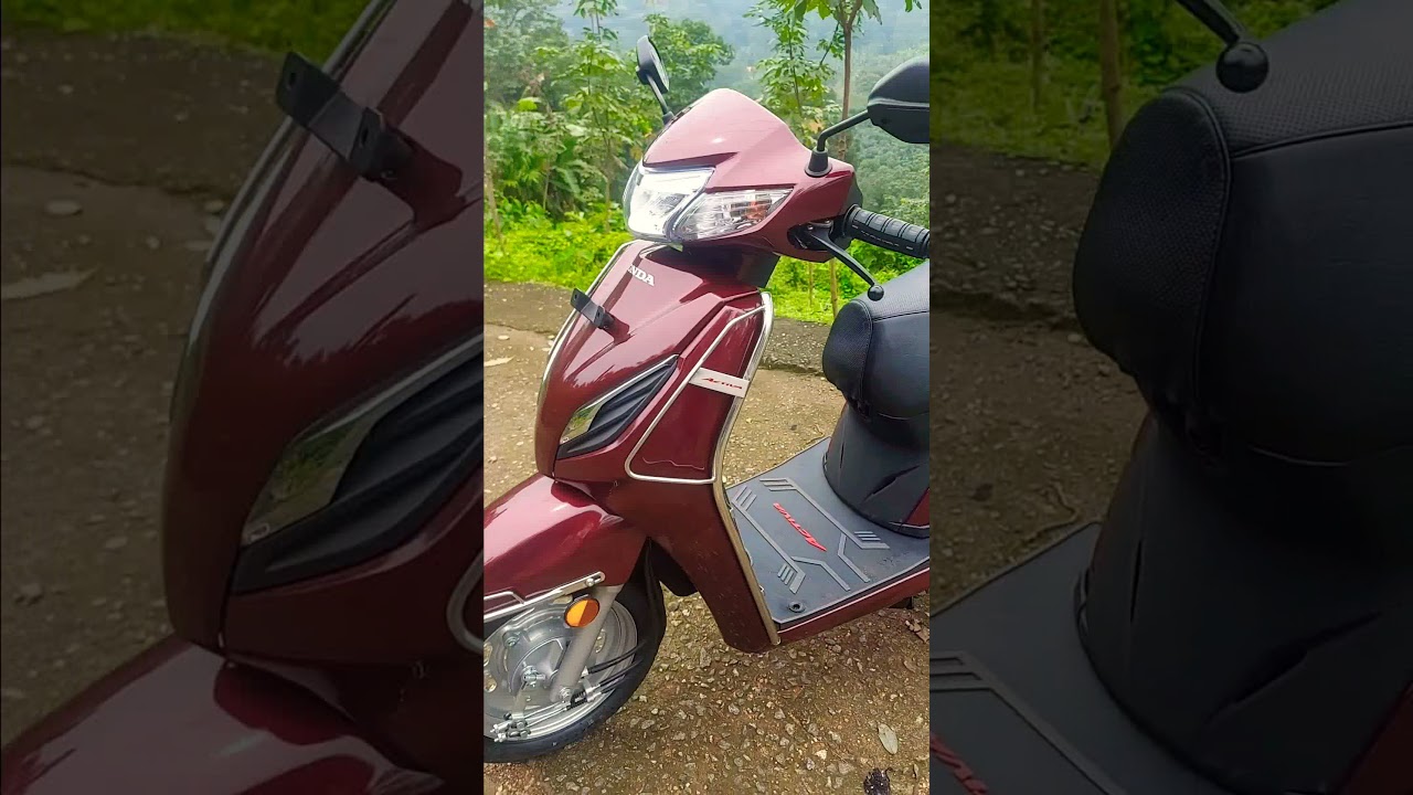 Activa 6g Rebel red new colour full accessories loaded first on youtube ...