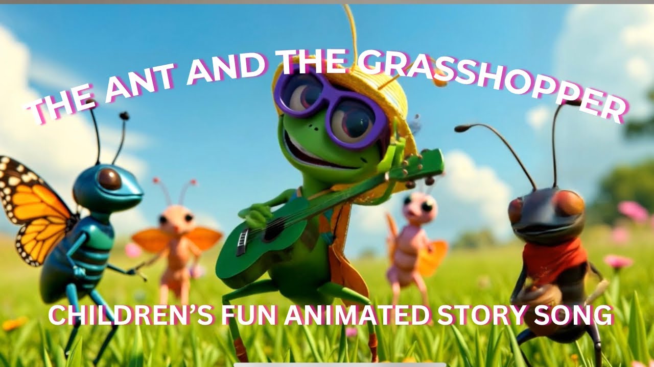 The Ant and The Grasshopper - Children’s Animated Story Songs - Fun for ...