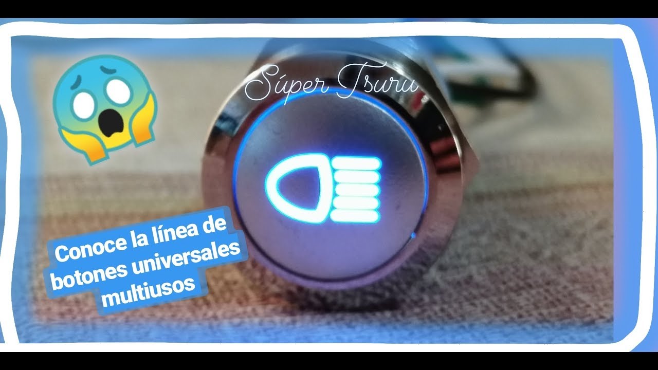 Como instalar botones universales con luz, para cuartos y al encender ...