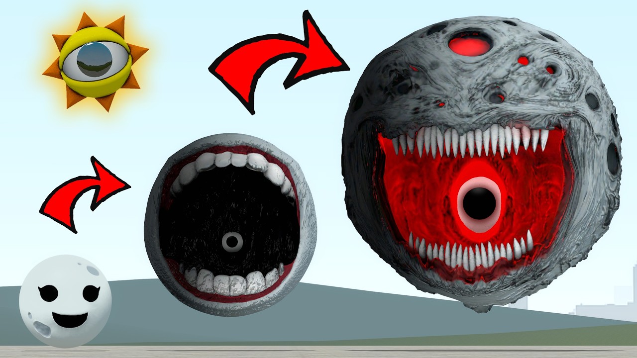 NEW EVOLUTION OF HORROR MISS MOON SPRUNKI (All Phases) in Garry's Mod ...