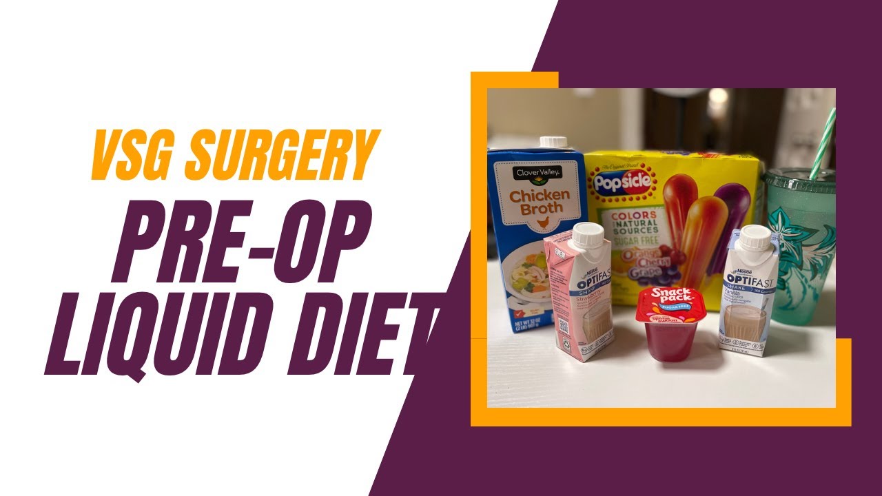 Pre Op Liquid Diet Vsg Surgery Almost Finished Vsg Wls Youtube