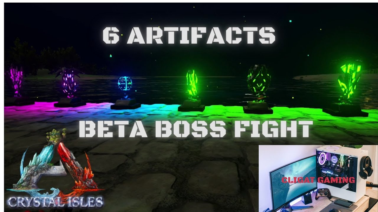 The 6 Artifact locations for the Beta Boss Fight on Crystal Isles - YouTube