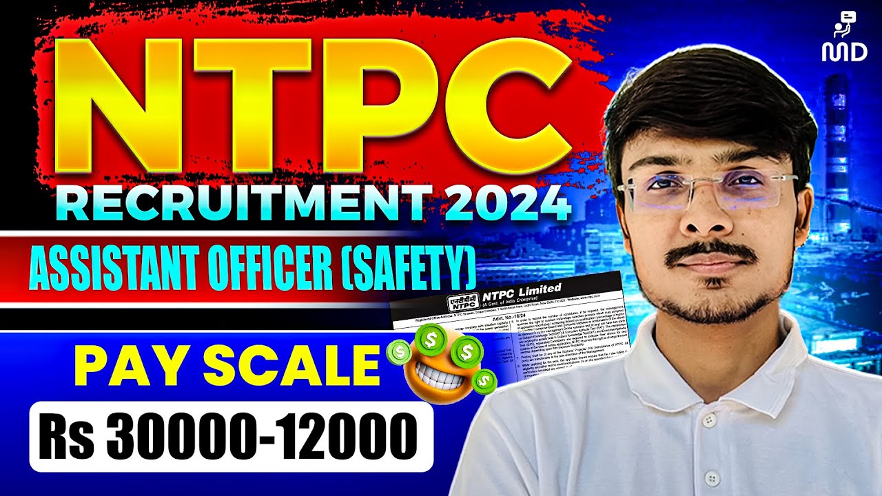 NTPC Recruitment 2024 OUT! Full Details Explained 🎯 - YouTube