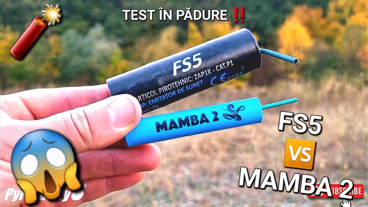 💥FS5 FIRESHOW (2g) 🆚️ MAMBA 2 (2g) - Comparație Petarde 2024💣 - YouTube