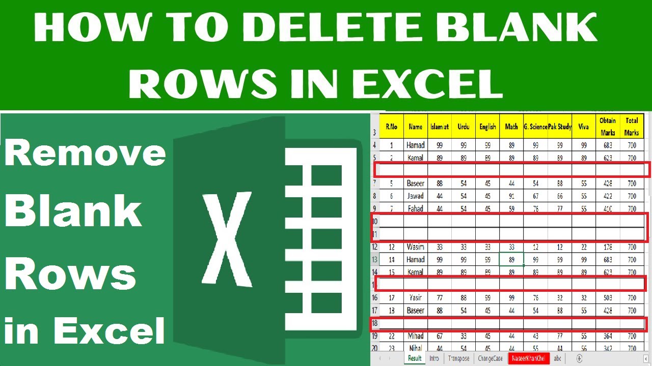 How To Delete Remove Blank Rows In Excel YouTube how-to-delete-remove-blank-rows-in-excel-youtube
