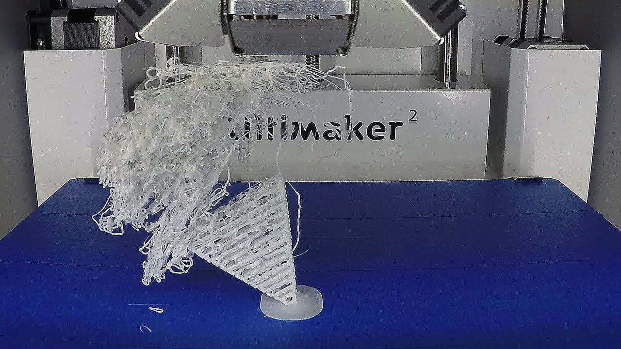 3D Air Print Spaghetti TIMELAPSE - YouTube