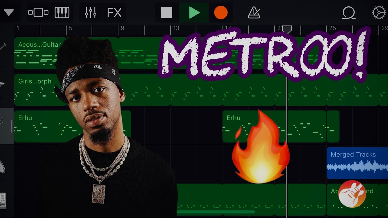 How to make a FIRE Trap beat on GarageBand iOS! (METRO BOOMIN) - YouTube