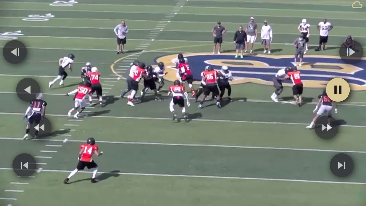 Left Tackle Work (Playside Tackle) - YouTube