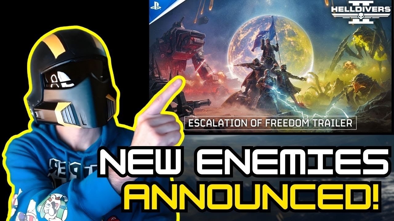 Escalation of Freedom Trailer | Live Reaction | Helldivers 2 - YouTube